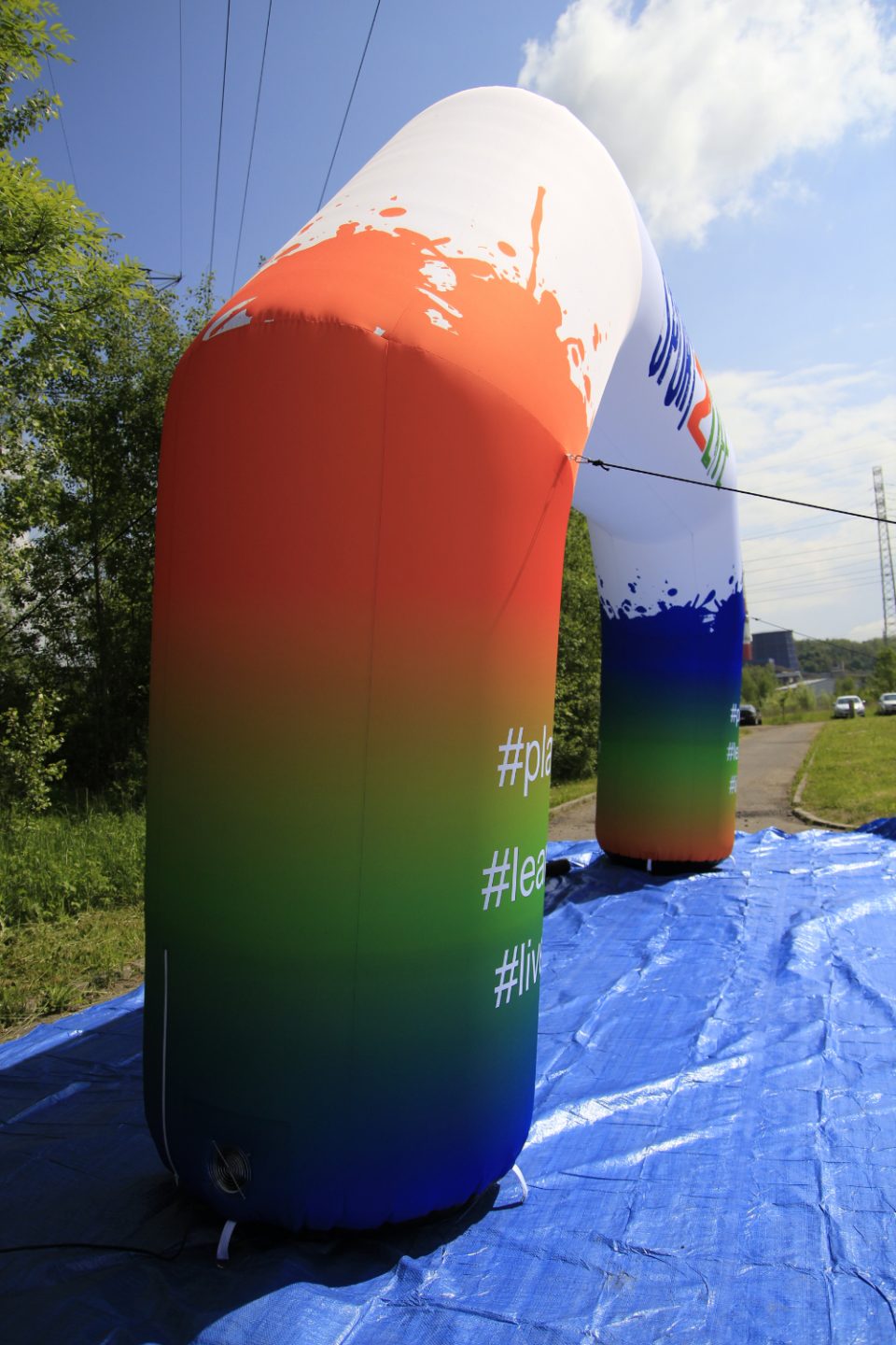 Startbogen mit Logo bedrucken | FAN Line | BOOST